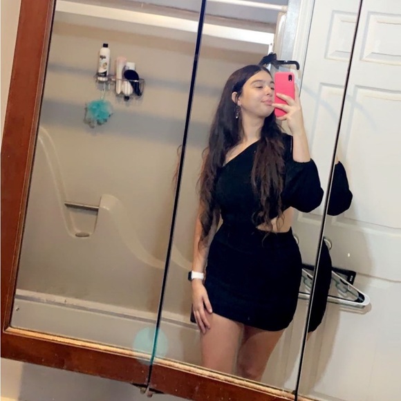 Dresses | Cute Little Black Dress With A Slit On The Side | Poshmark